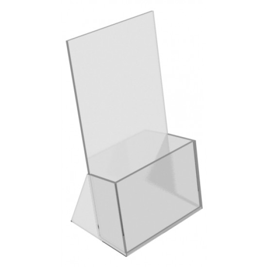 Acrylic Brochure Holders "Two-Tier" - 1/3 A4 ( 110mm x 210mm)
