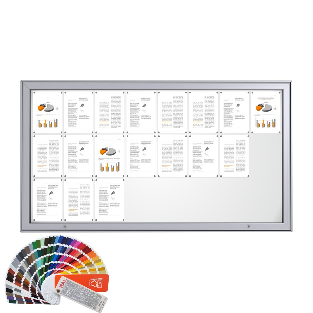 RAL MAXI Notice Board – Magnetic 24 x DIN A4